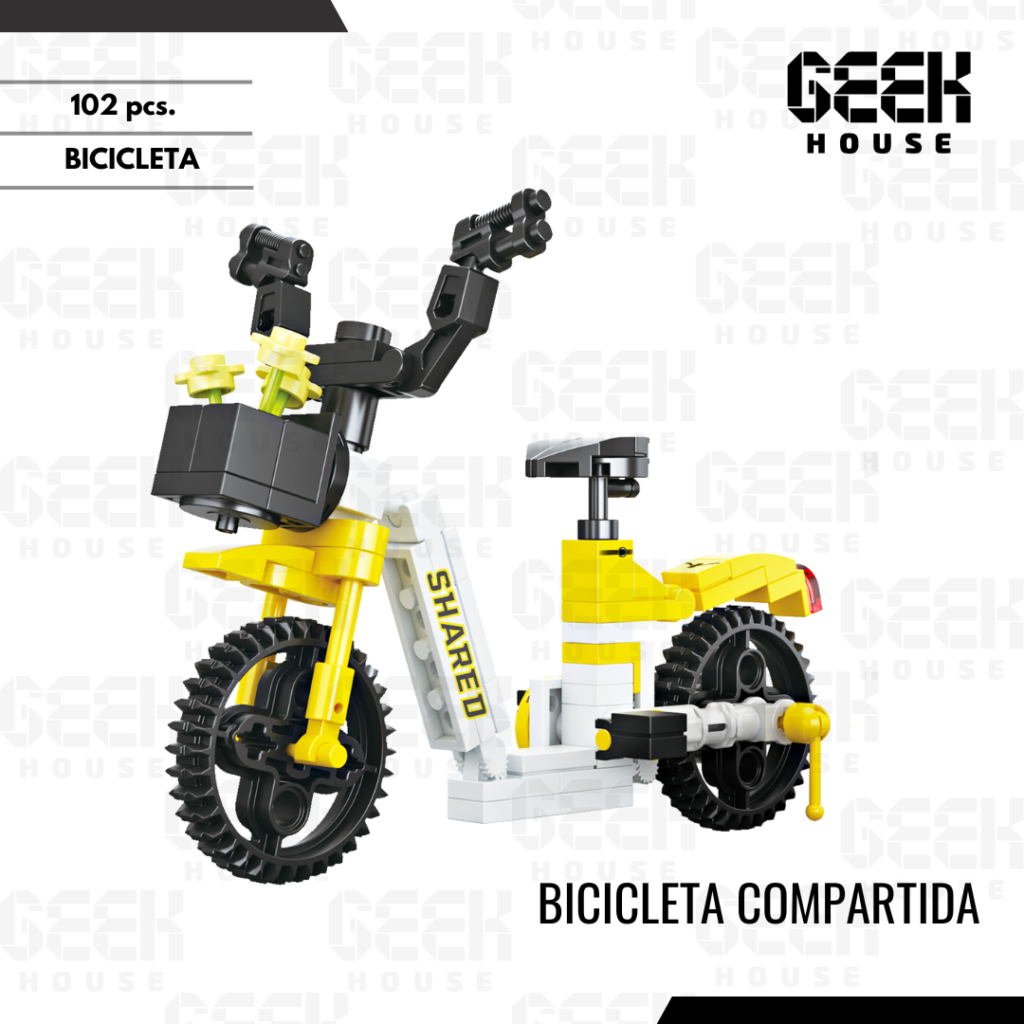Bicicleta amarilla armable – GEEK HOUSE